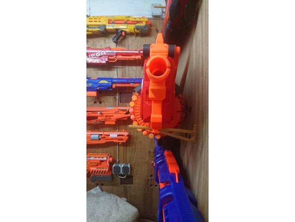 Nerf Gun Blaster Wall Mount Hanger Kids Room Organizer | Etsy