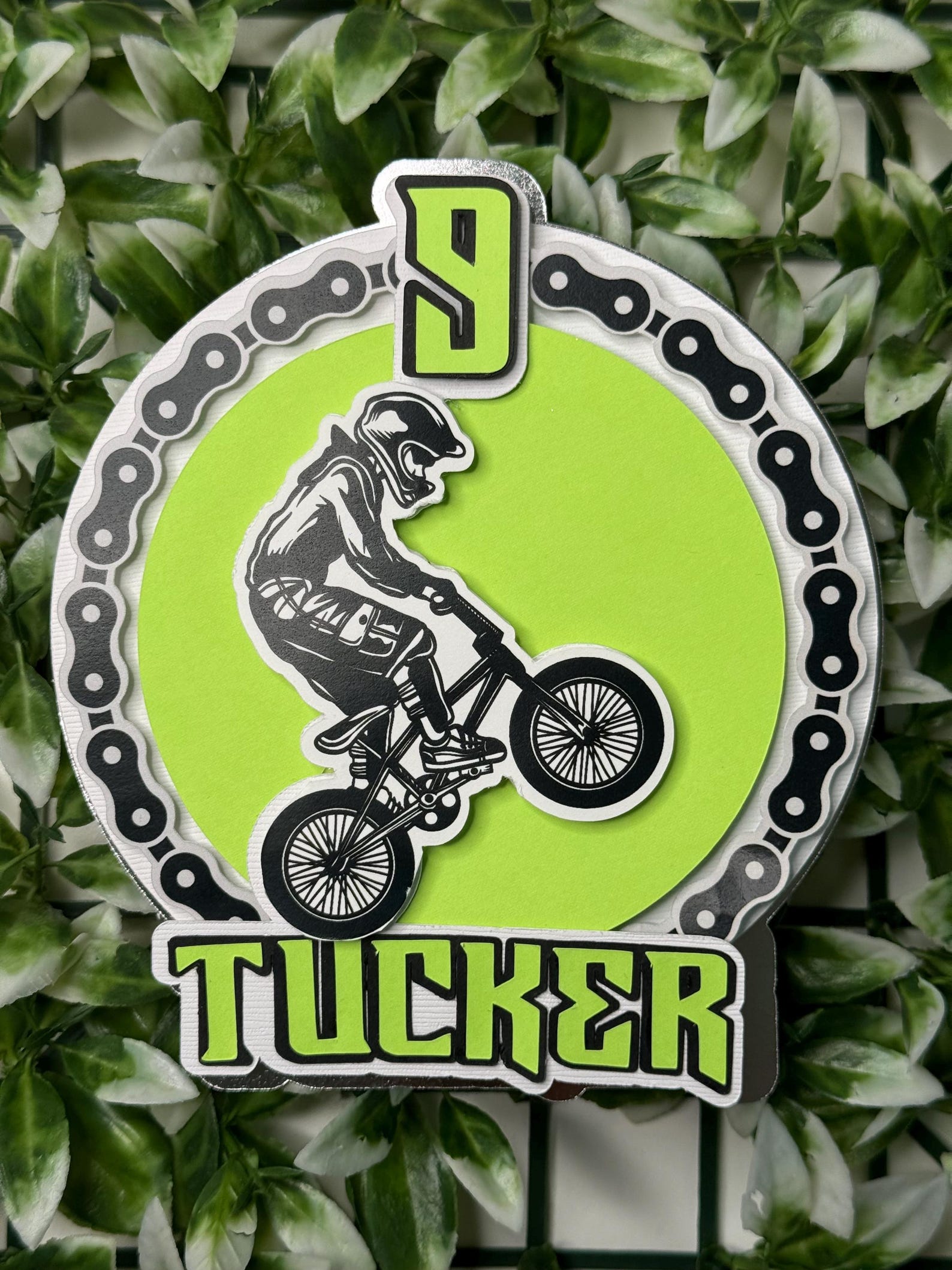 Bike Riding Birthday Cake Topper: Custom Party Decor - Etsy