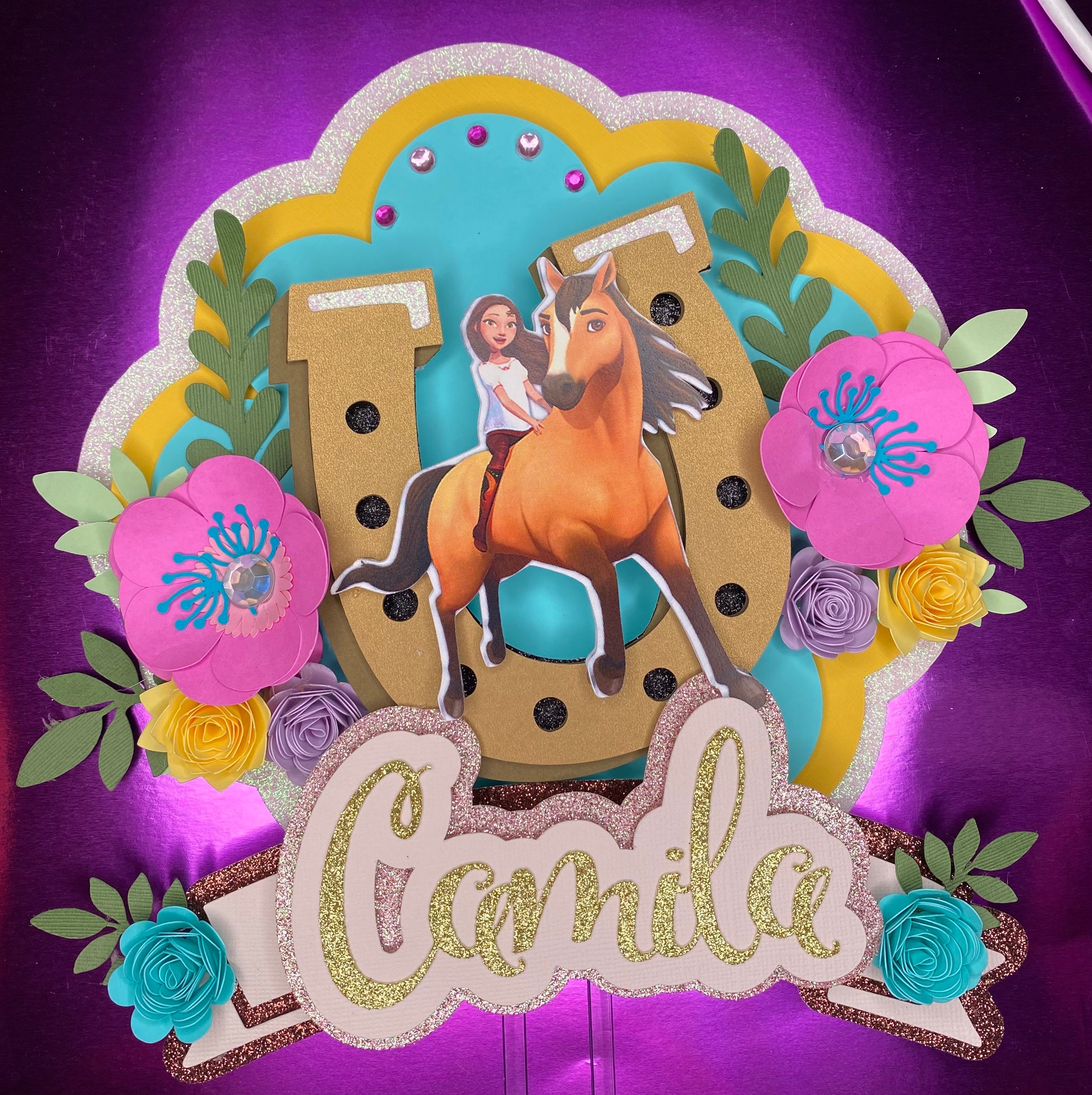 Spirit Riding Cake Topper - Etsy