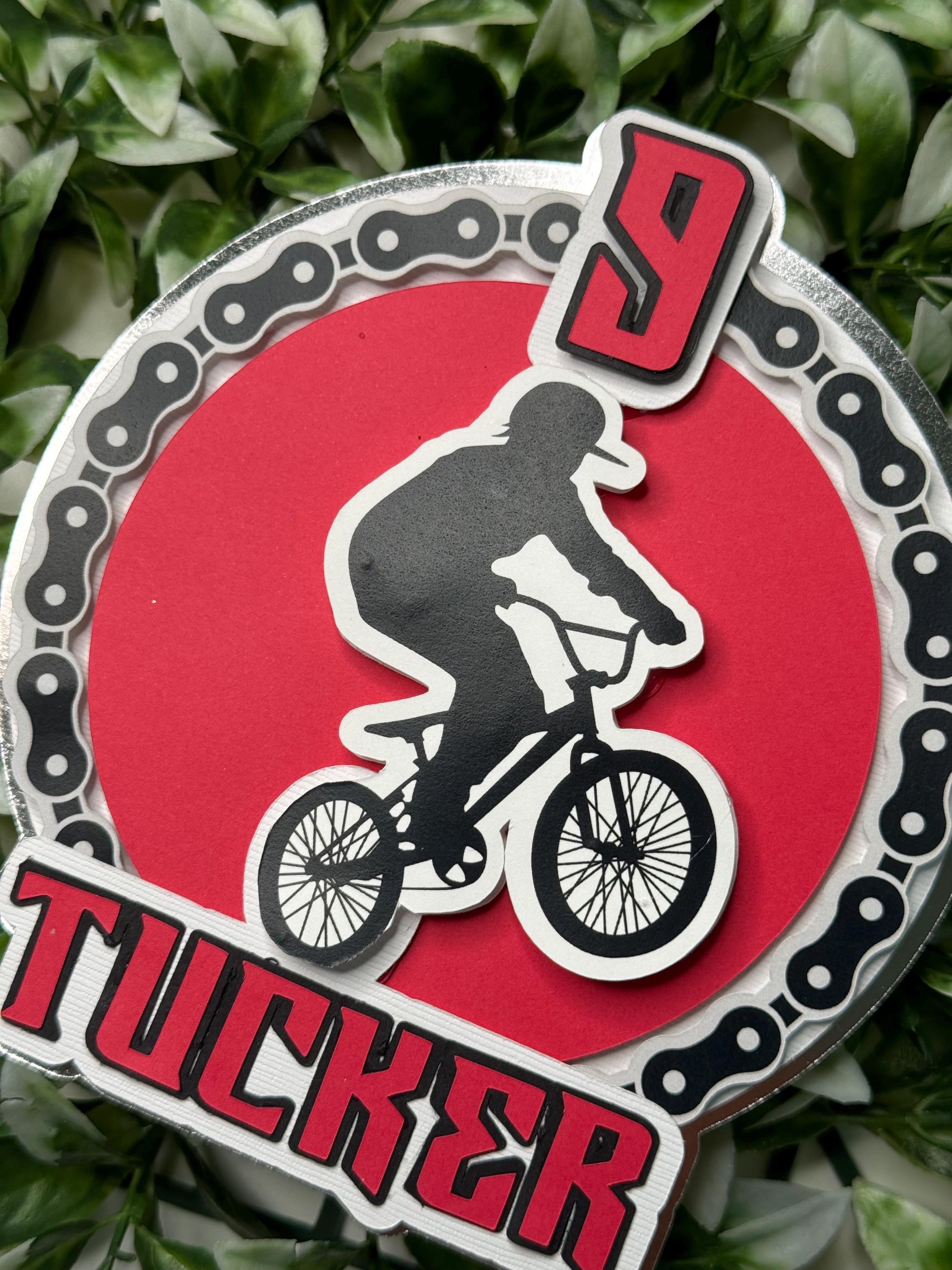 Bike Riding, Cake Decoration, Birthday, Custom Party Decor,birthday ...
