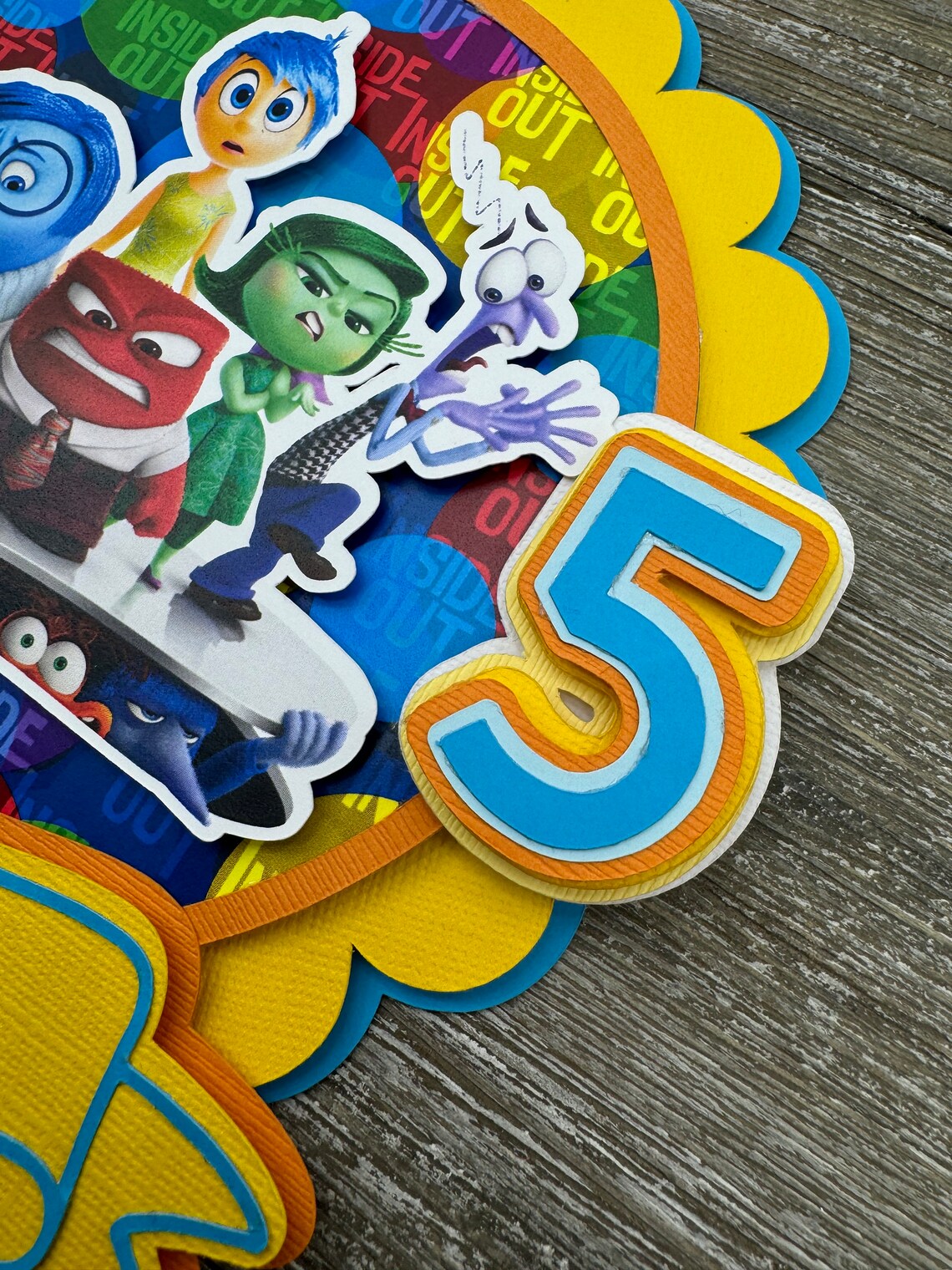 Inside Out 2 Cake Topper - Etsy