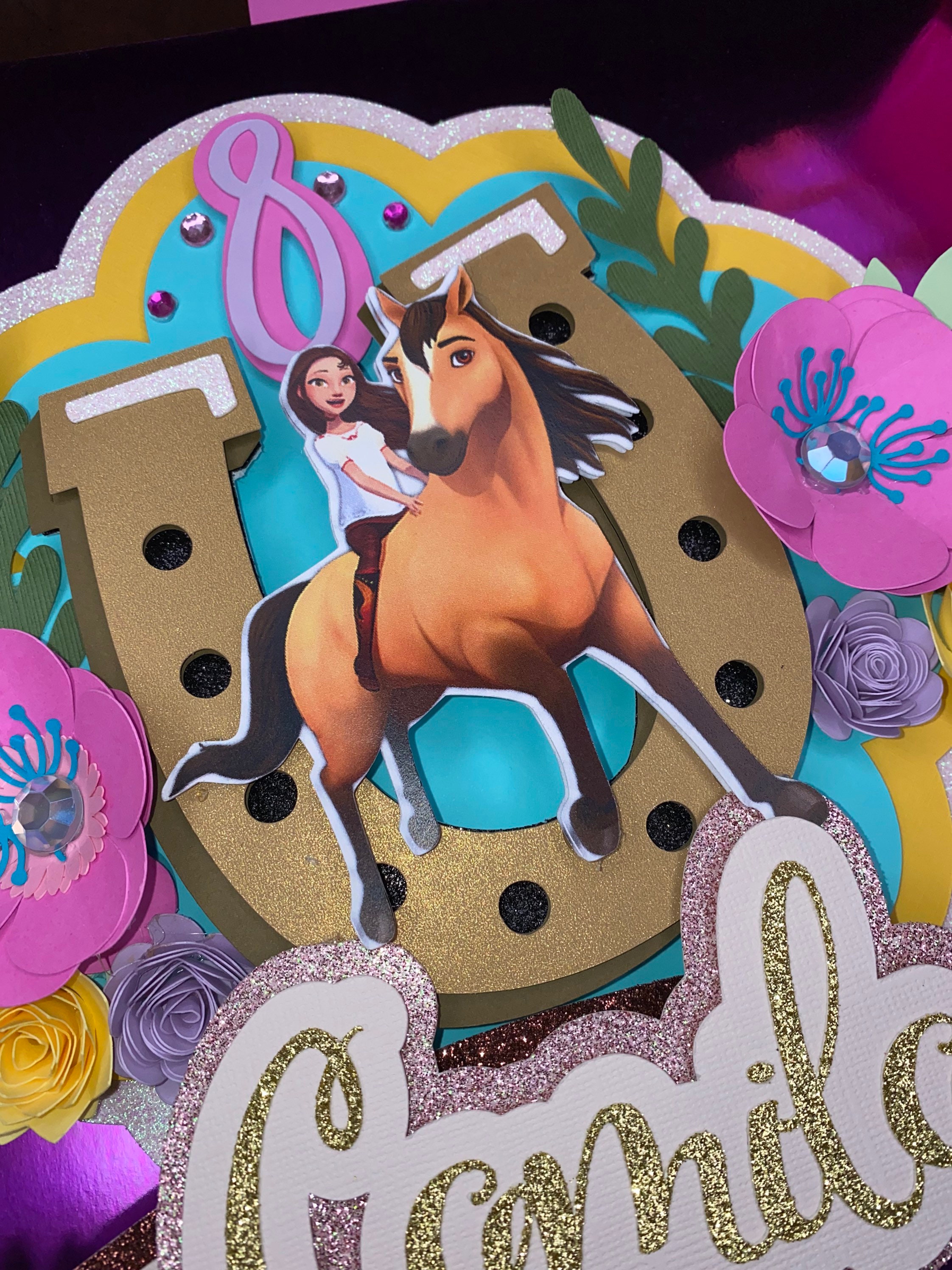 Spirit Riding Cake Topper - Etsy