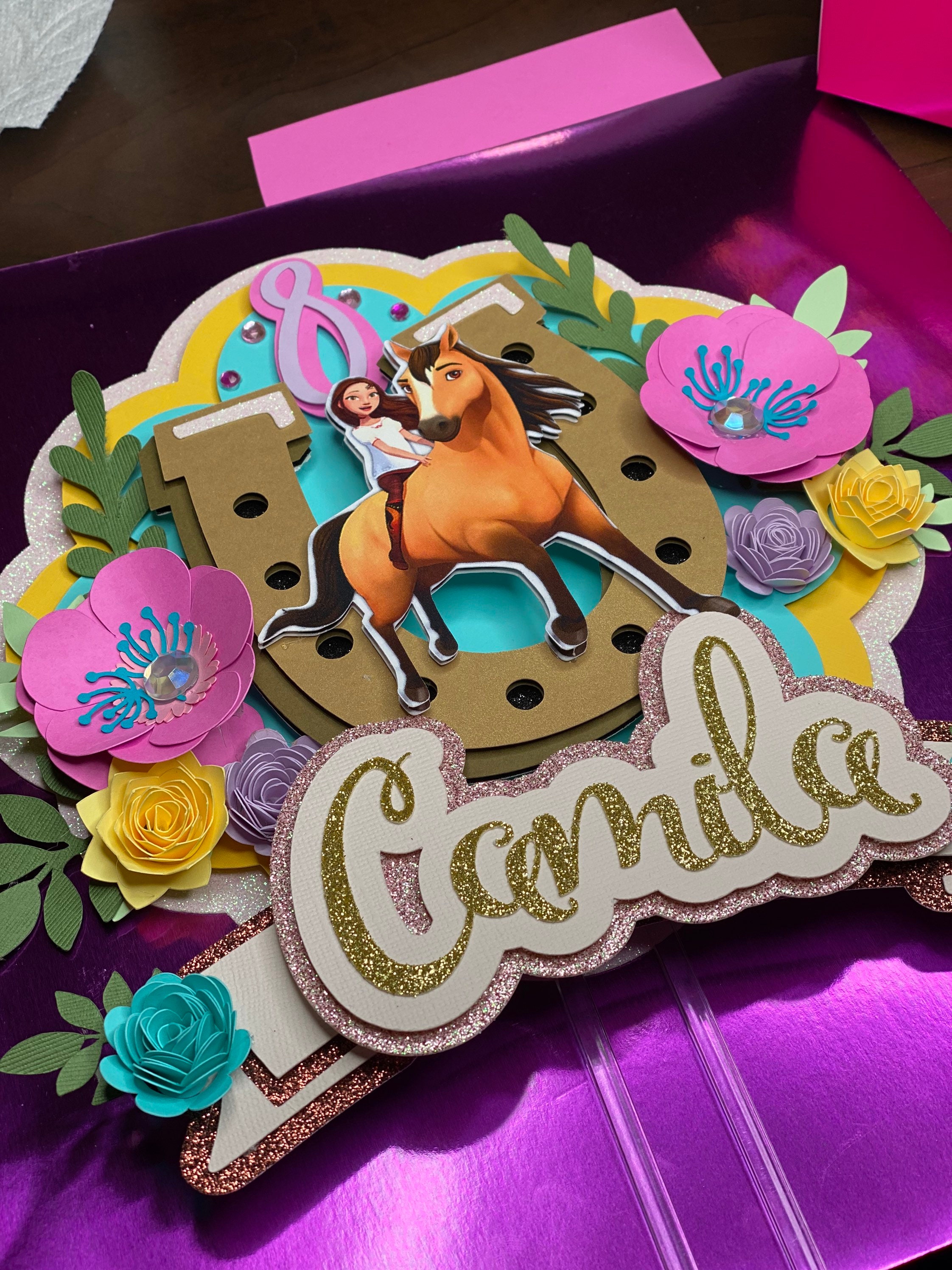 Spirit Riding Cake Topper - Etsy