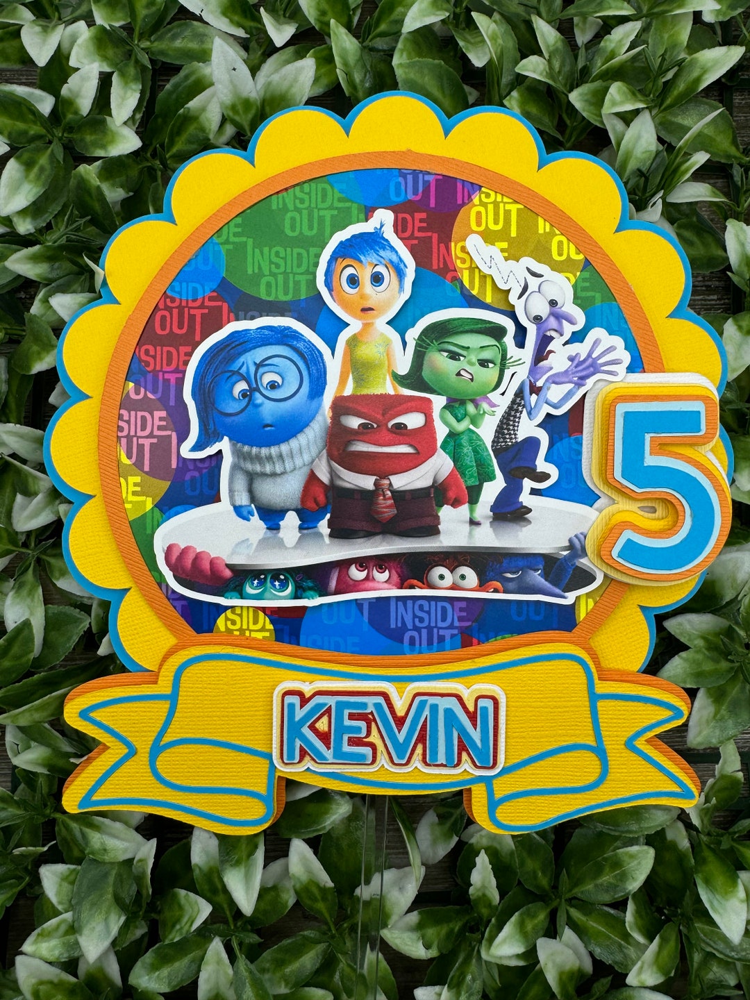 Inside Out 2 Cake Topper - Etsy