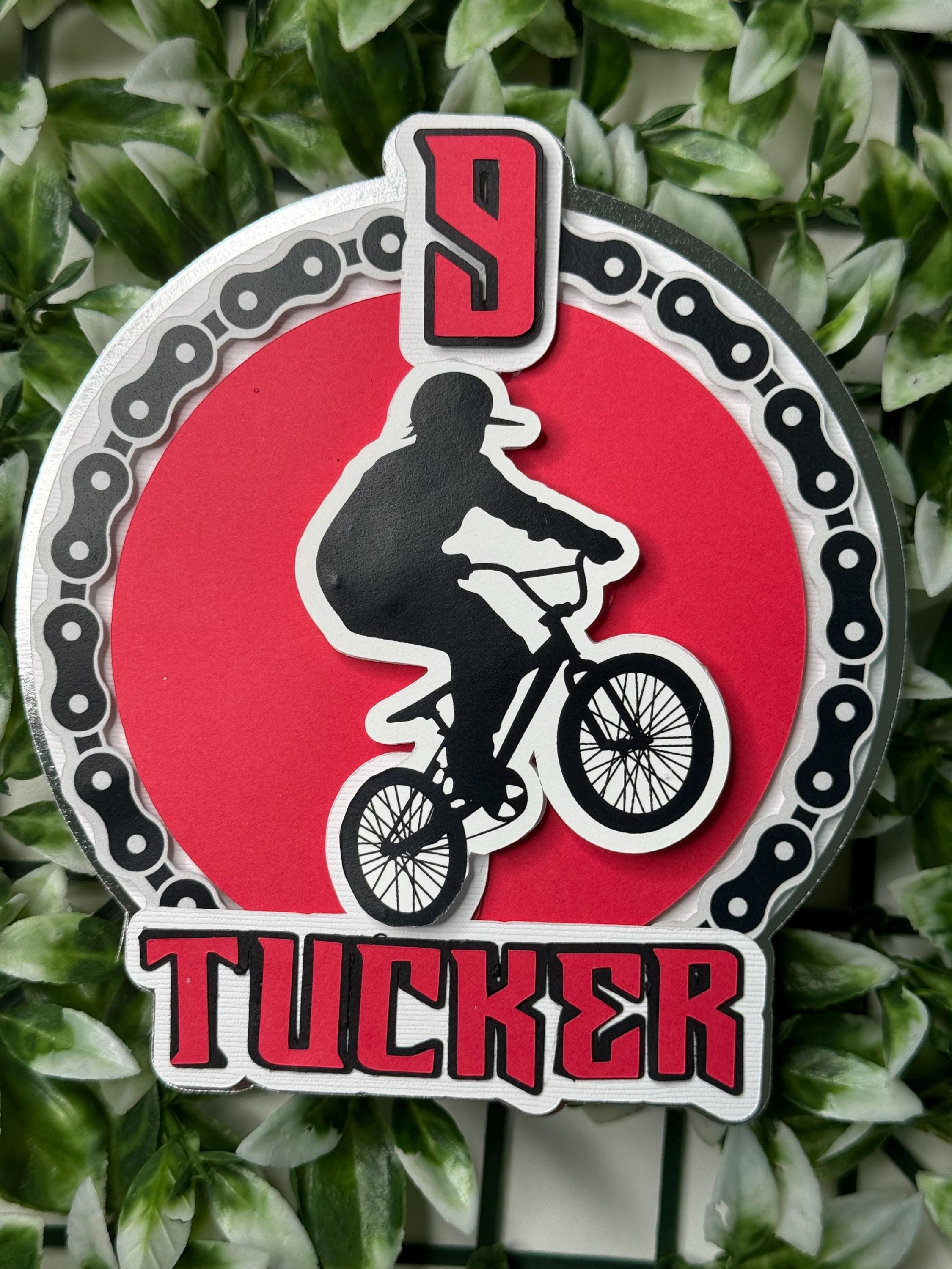 Bike Riding, Cake Decoration, Birthday, Custom Party Decor,birthday ...