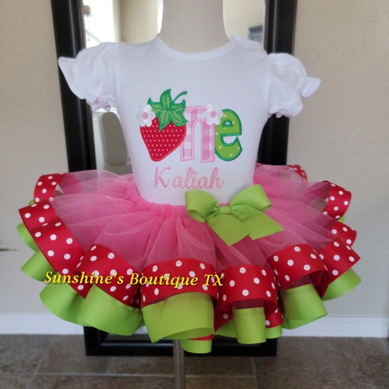 Strawberry Tutu - Etsy