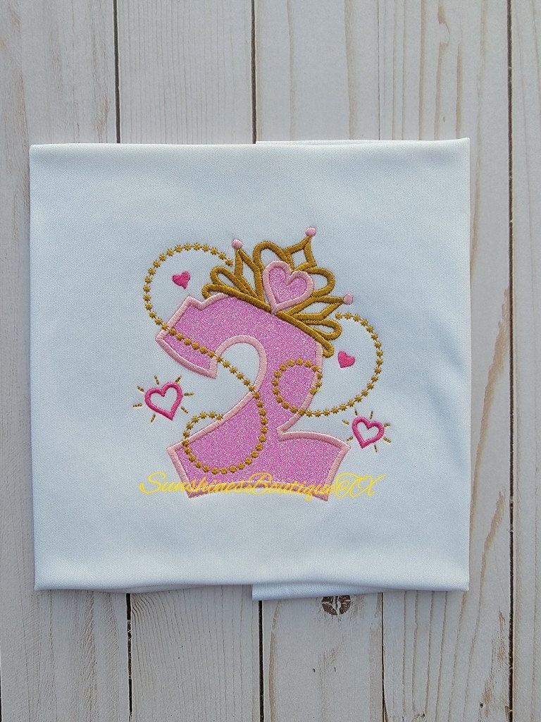 Crown Birthday Shirt, Princess Birthday Shirt, Personalized Kids Shirt ...