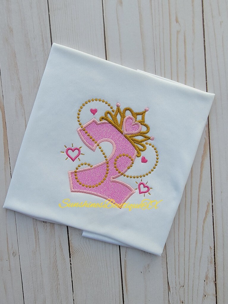 Crown Birthday Shirt, Princess Birthday Shirt, Personalized Kids Shirt ...