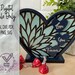 Heart Display Stand With Customizable Names — Digital File - Etsy