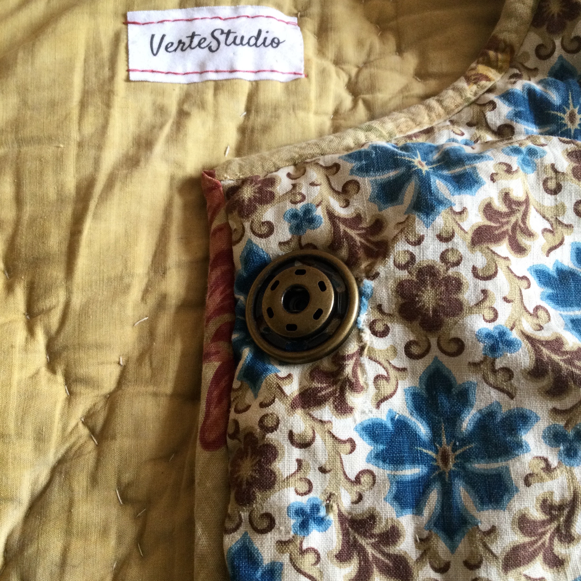 Antique Quilt Jacket, Hand Made Jacket, Cropped Jacket, Boxy Jacket ...