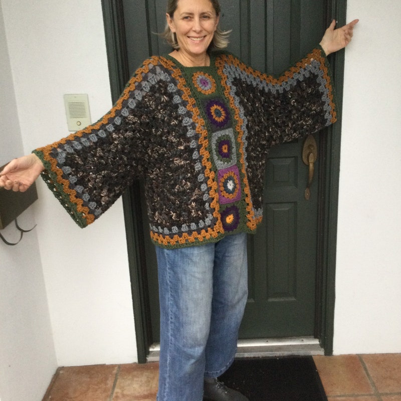 Granny Square Sweater - Etsy