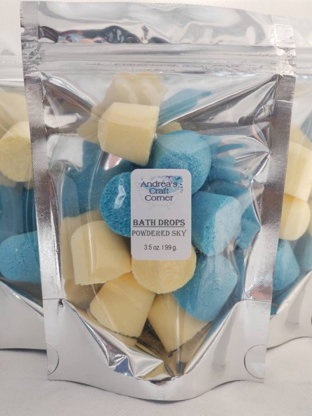 Bath Drops - Powdered Sky - Etsy