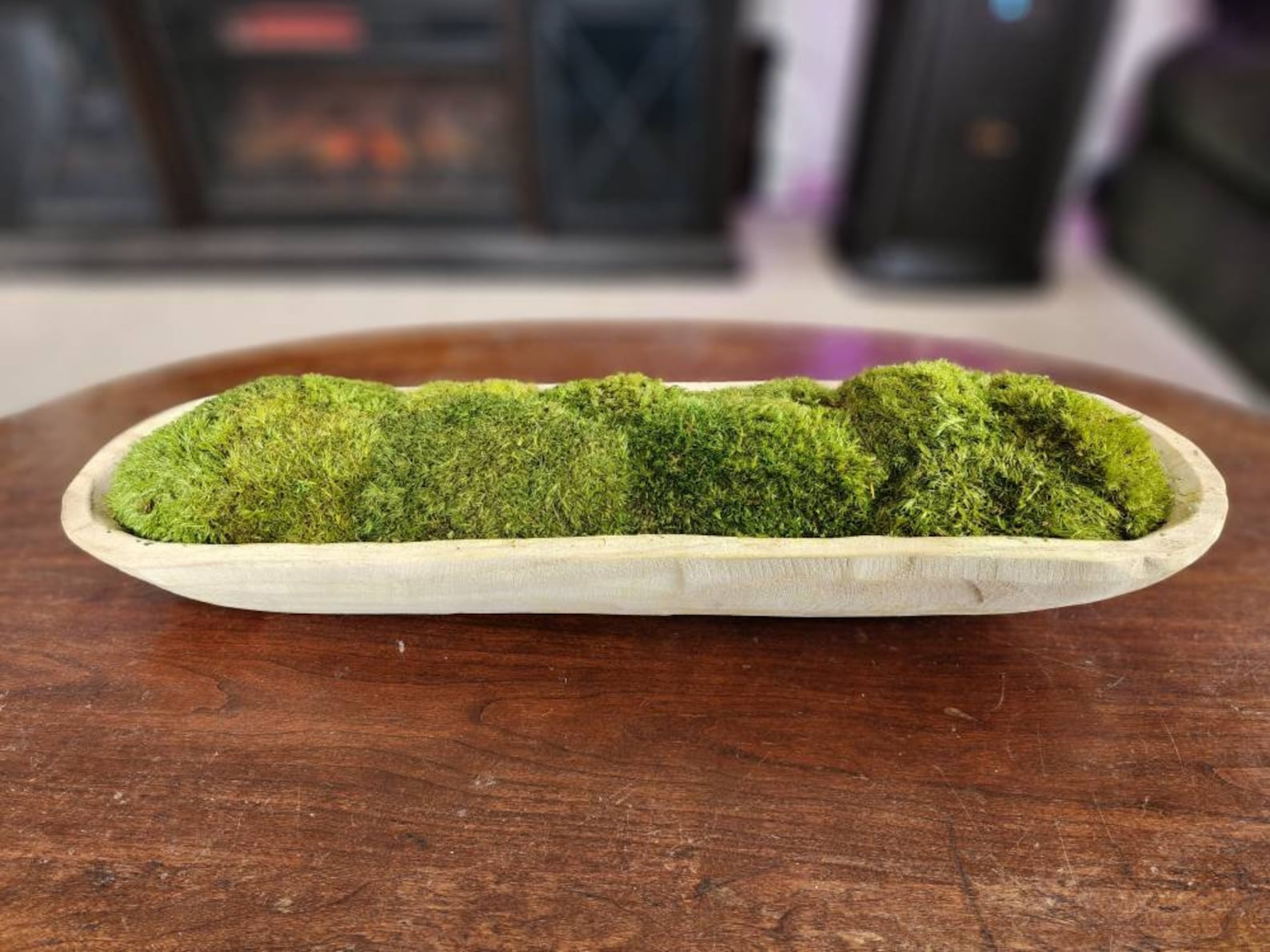 Moss Table Centerpiece Dough Bowl | Real No Maintenance Decor ...