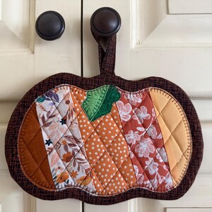 Pumpkin Potholder Trivet, Fall Kitchen Decor - Etsy
