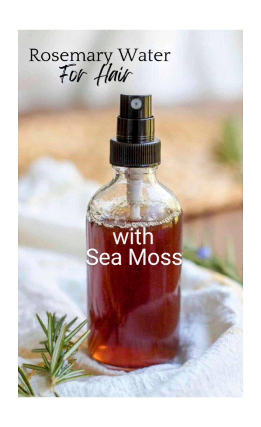 Rosemary & Sea Moss Hair Stimulator - Etsy