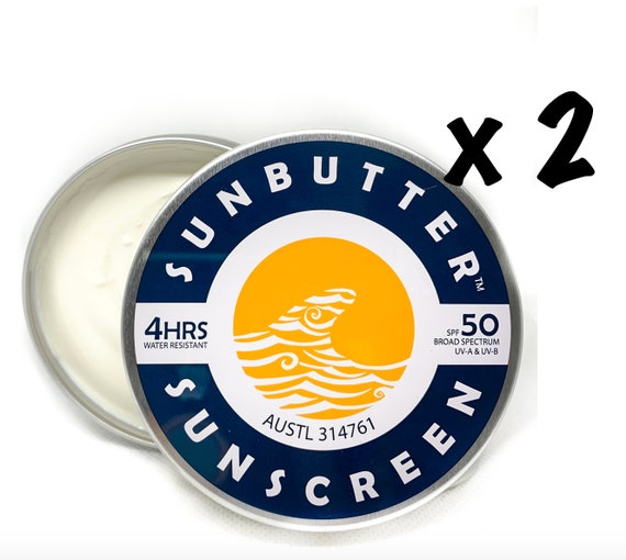 2 Pack Sunbutter SPF 50 Sunscreen - Etsy