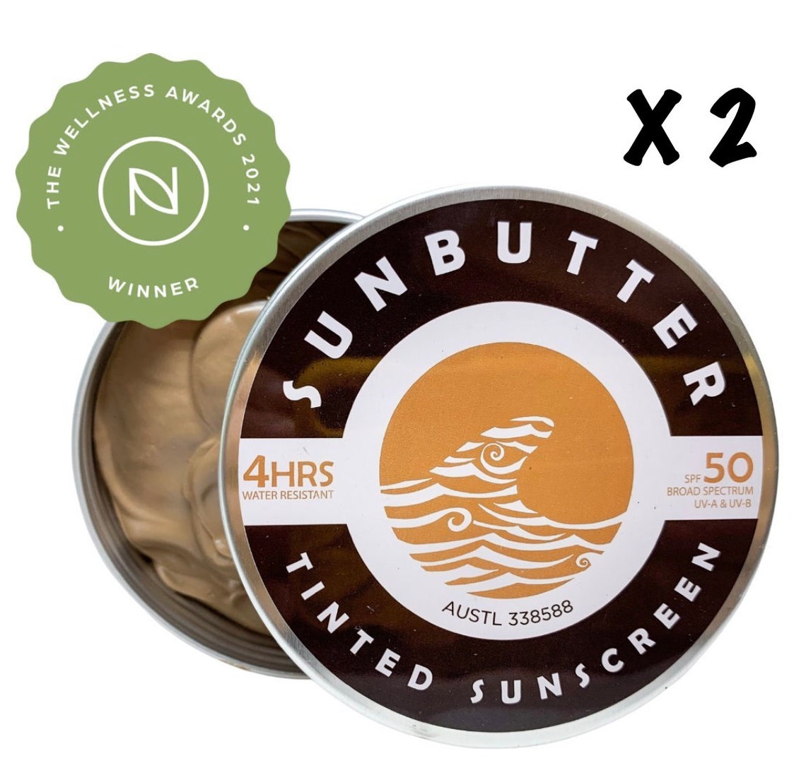 2 PACK - Sunbutter Tinted Sunscreen SPF50 - Etsy