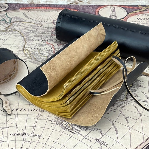 Vintage Handmade Scroll Leather Journal 9x6 Travel Diary - Etsy