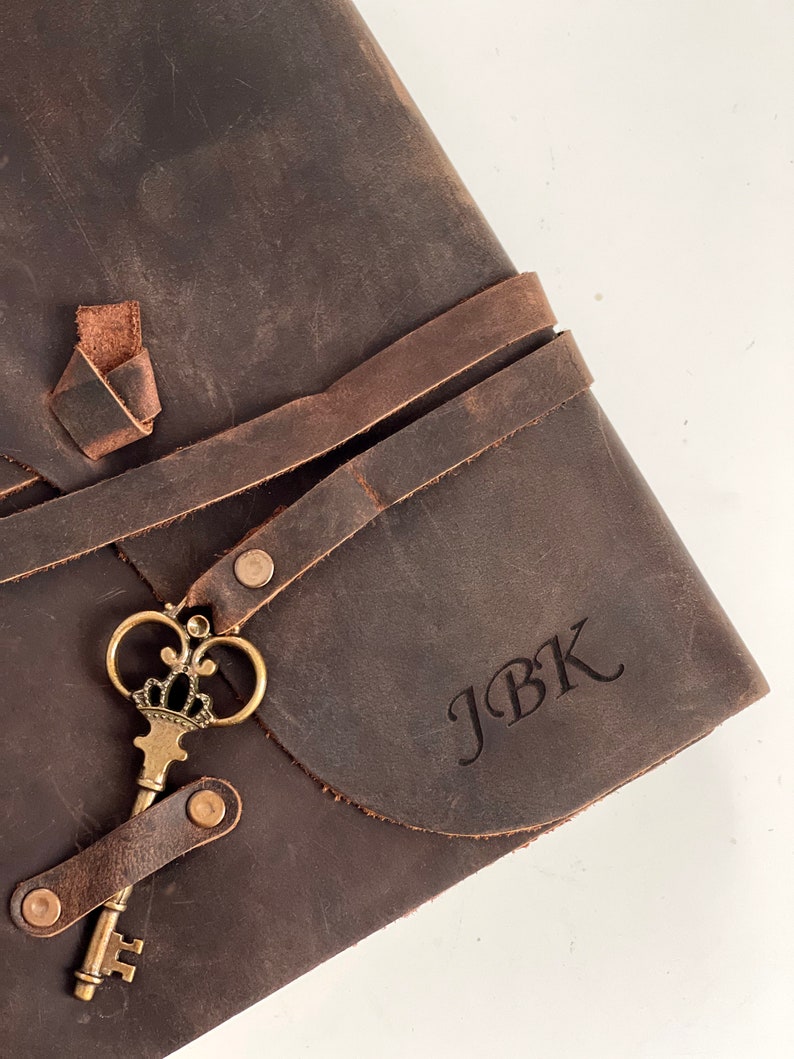 Personalized Leather Scrapbook Custom Memory Book Unique | Etsy