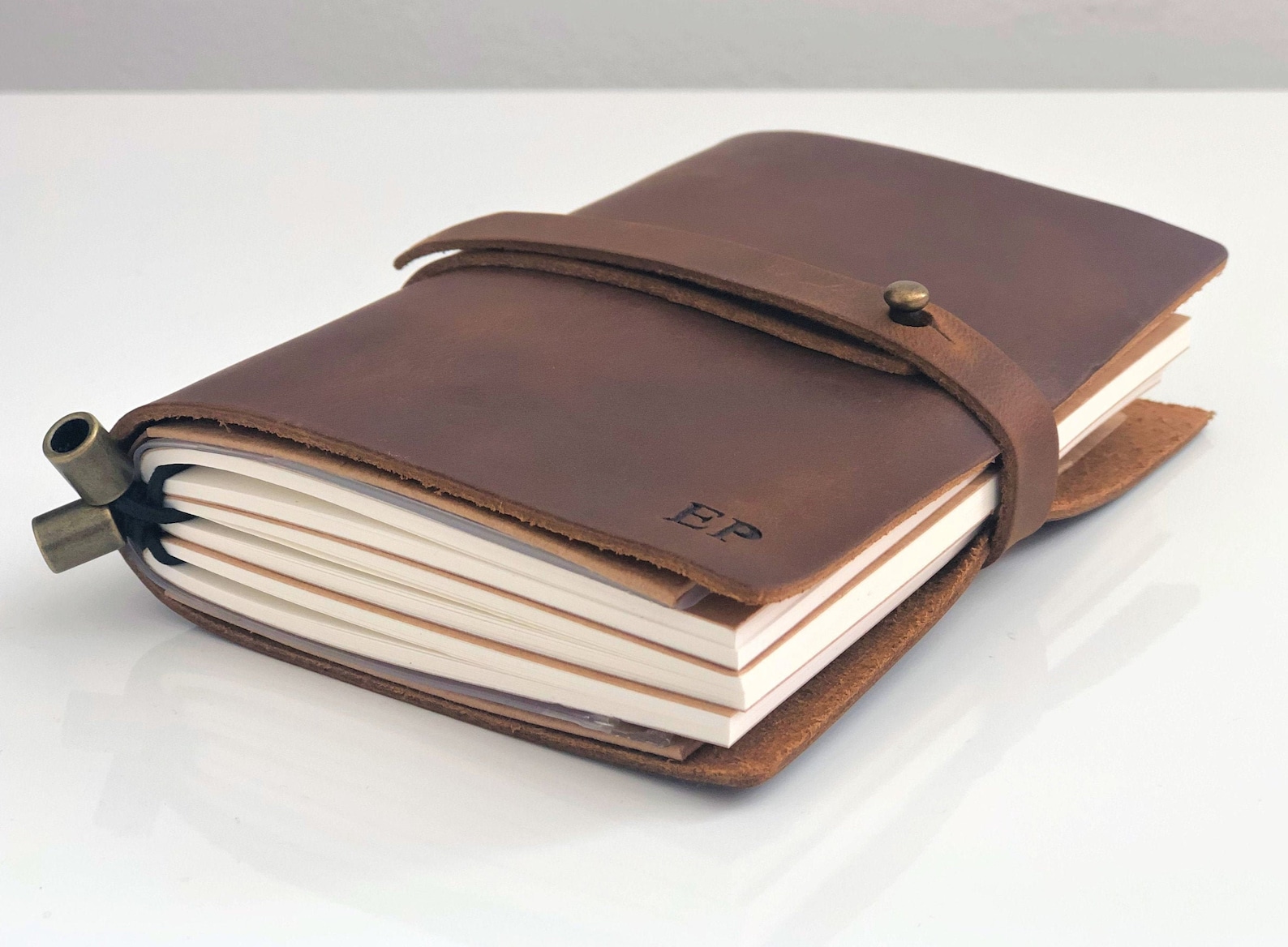 Personalized Leather Notebook A6 A5 Genuine Leather Notepad - Etsy