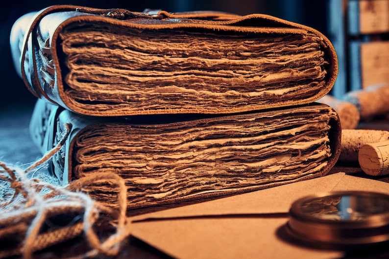 Personalized Vintage Leather Journal for Women and Men, Engraved ...