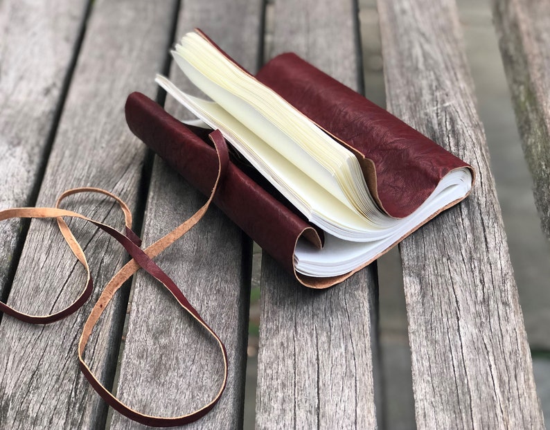 Vintage Handmade Scroll Leather Journal 7x5 Travel Diary - Etsy Canada
