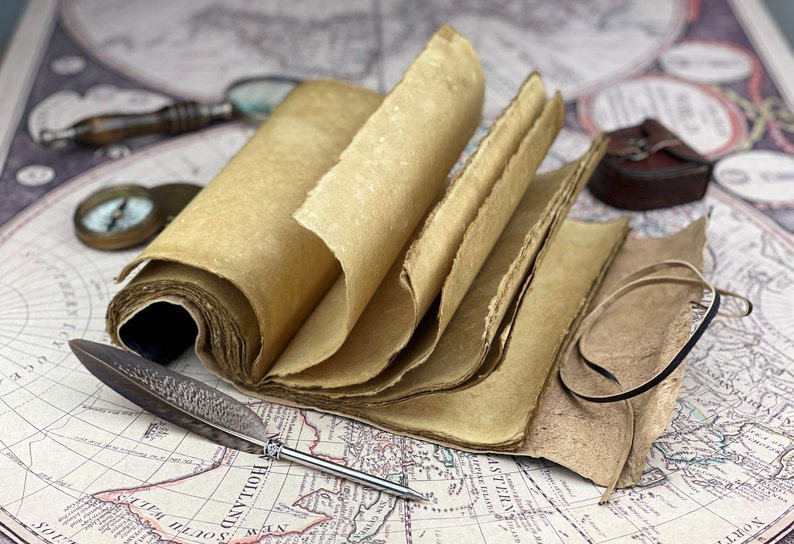 Vintage Handmade Scroll Leather Journal 9x6 Travel Diary - Etsy