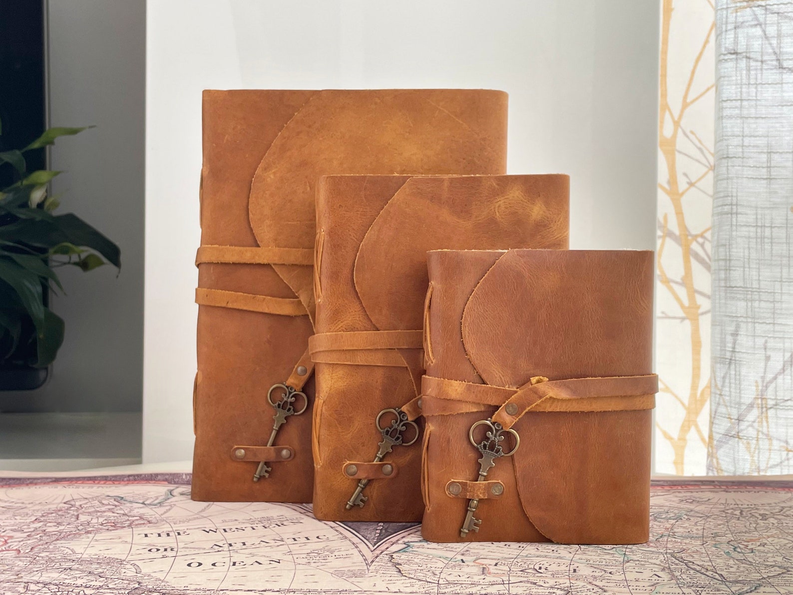 Personalized Genuine Leather Scrapbook Journal Handmade - Etsy