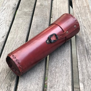 Vintage Handmade Scroll Leather Journal - 7x5 Travel Diary Notebook ...