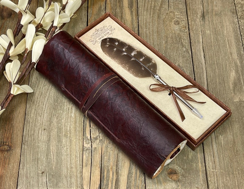 Vintage Handmade Scroll Leather Journal 9x6 Travel Diary - Etsy