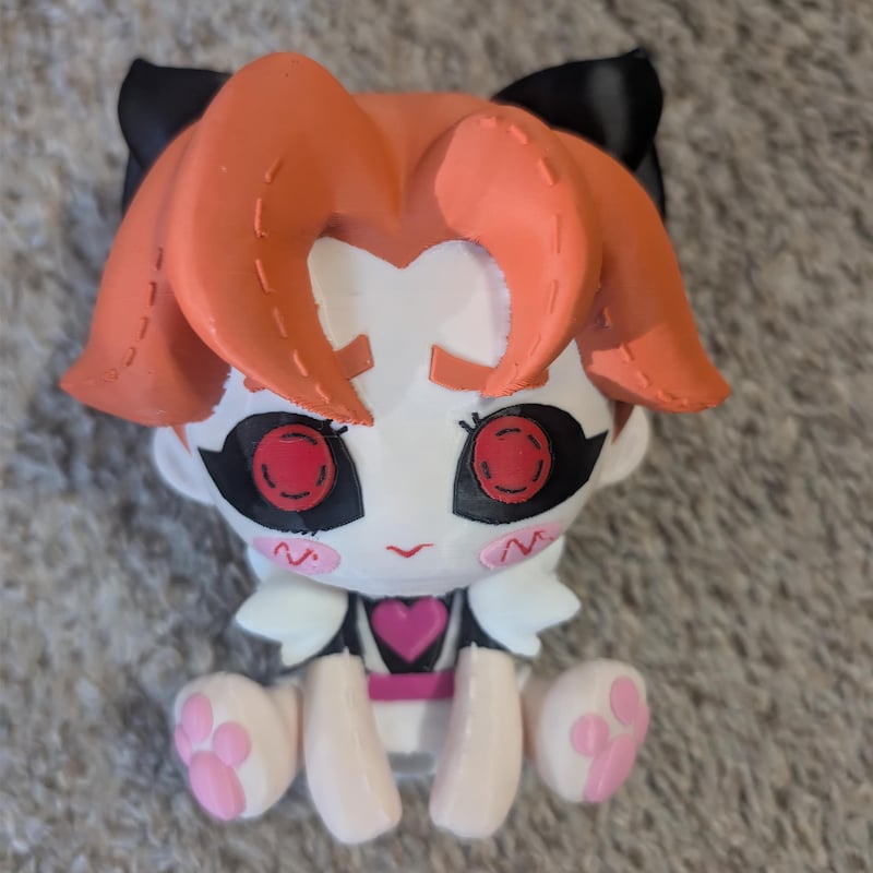 Chibi Cat Figure - Etsy