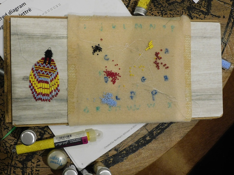 Three Patterns, Woman Beaded Earrings Pattern, Instant Download, Miyuki ...