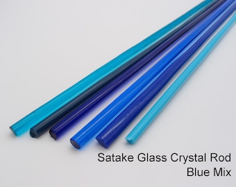 Satake Glass Crystal Rod 19 Colors Sample Packabout 1lb Lead Glass ...