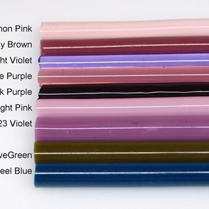 Satake Glass Crystal Rod 19 Colors Sample Pack (about 1lb) Lead Glass ...