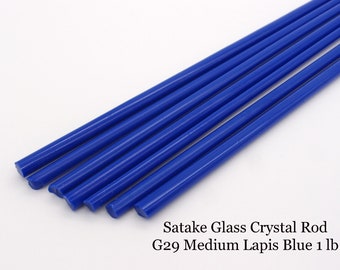 Satake Glass Crystal Rod 19 Colors Sample Packabout 1lb Lead Glass ...