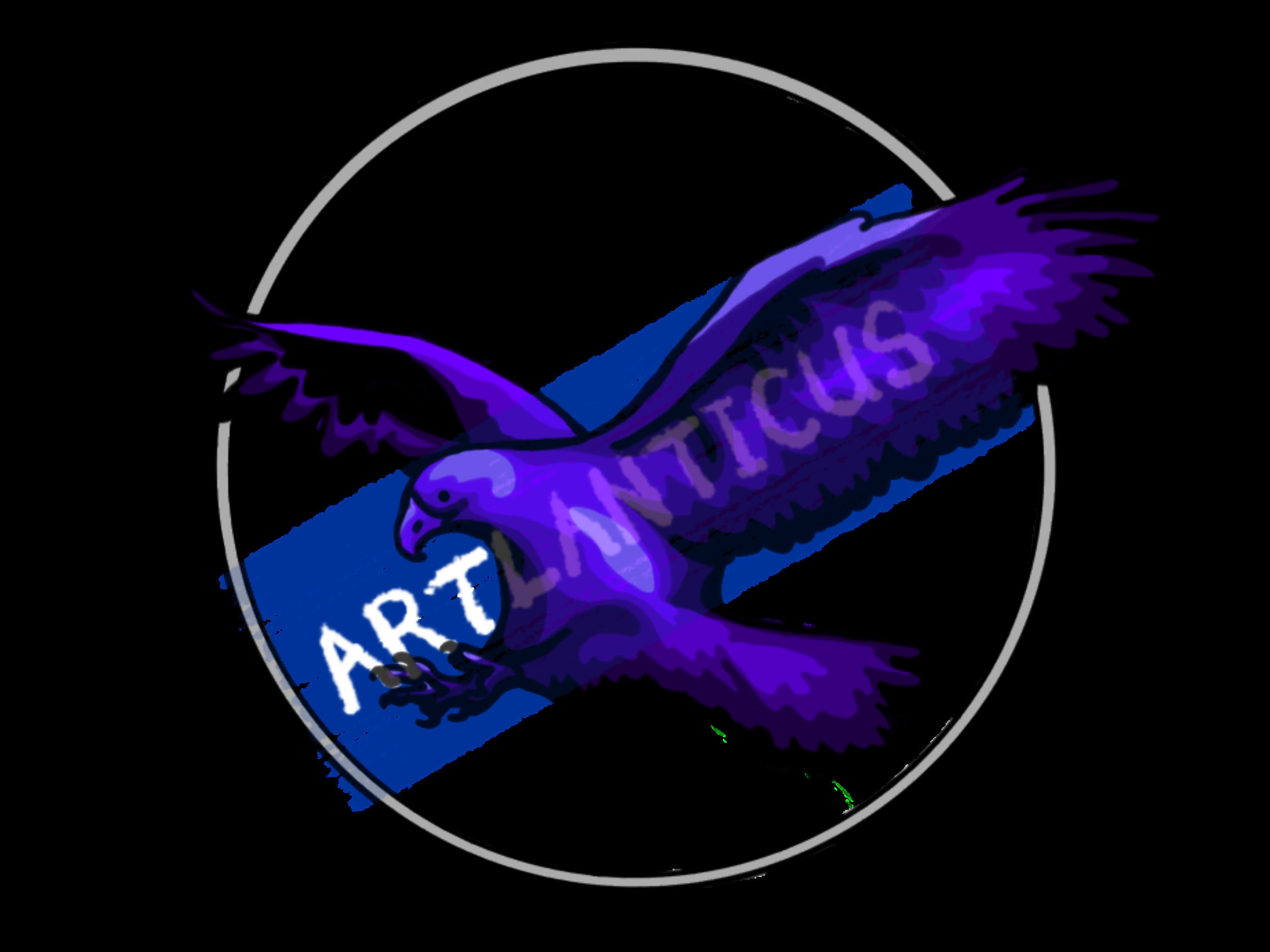 Purple Eagle Clipart | Etsy