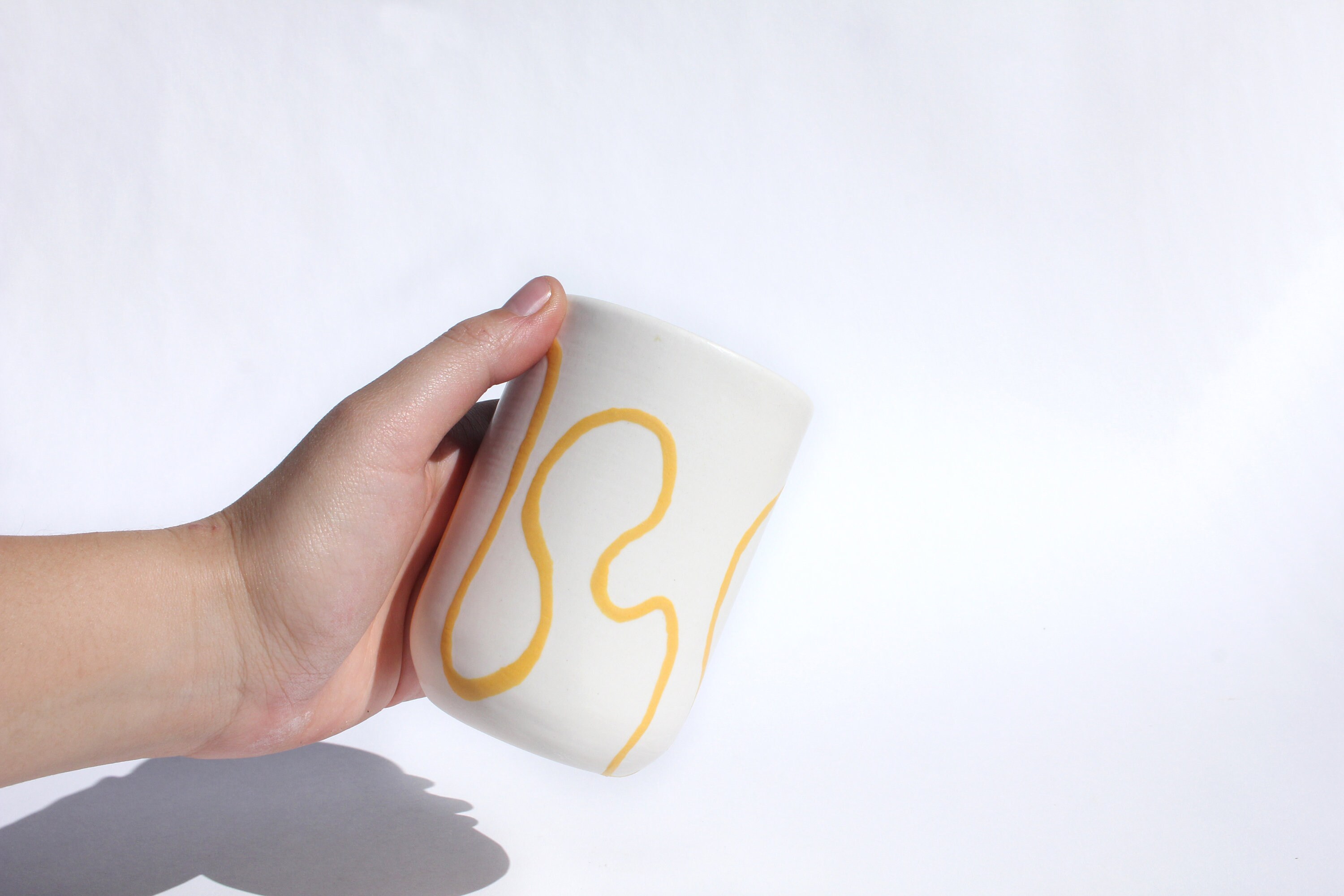 Squiggle Ceramic Cups - Etsy