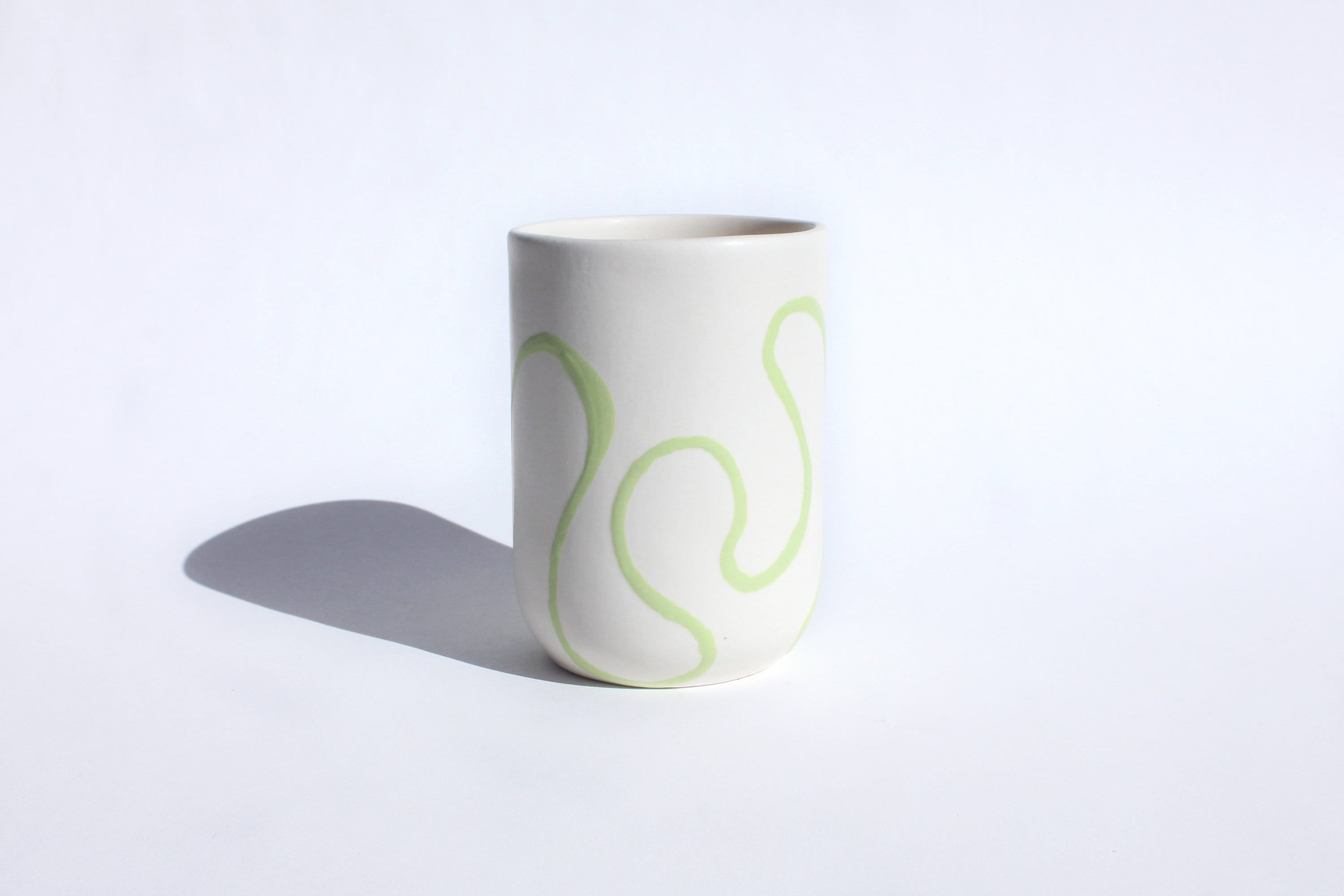 Squiggle Ceramic Cups - Etsy