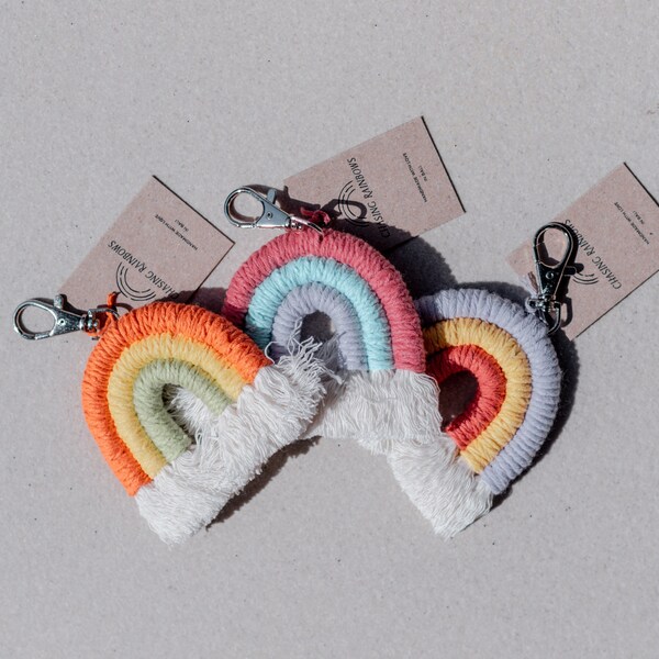 Macrame Keychain - Etsy