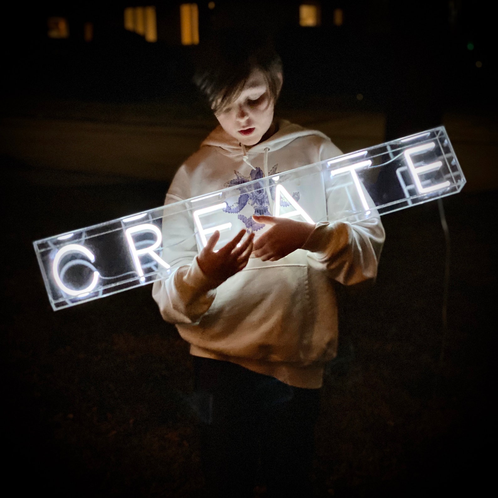 LED Neon Sign Create large Light Box | Etsy