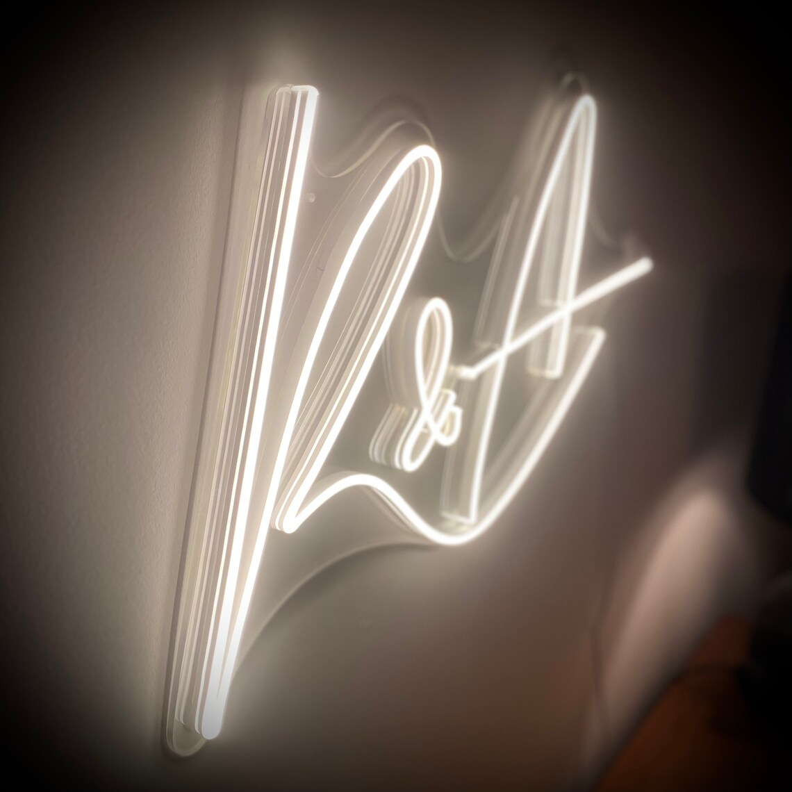 Initials / Monogram Custom LED Neon-style Wedding Sign - Etsy