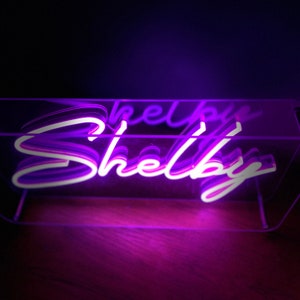CUSTOM LED Neon Sign - Name Light Box - Custom Neon Sign, Custom Neon ...