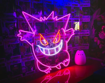 Led Sign Gengar - Etsy