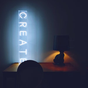 LED Neon Sign Create large Light Box - Etsy