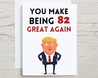 82nd Birthday Card | Etsy