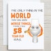 Funny 58th Birthday Card, Funny 58th Birthday Card, 58th Birthday Gift ...