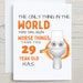 29th Birthday Card, Funny 29th Birthday Card, 29th Birthday Gift Idea ...
