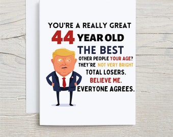 Funny 44th Birthday | Etsy