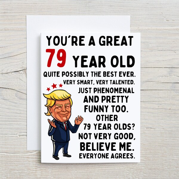 79th Birthday Card - Etsy