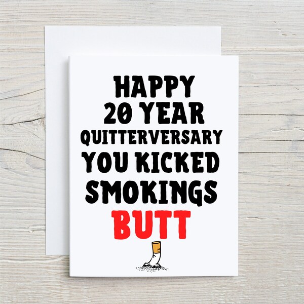 Congratulations Card for Quitting Smoking - Etsy Canada